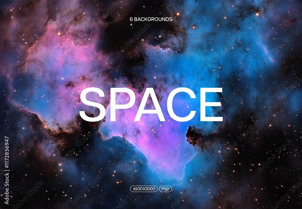 Space Backgrounds Pack Stock Template | Adobe Stock