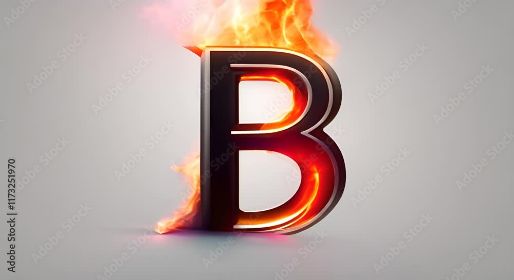 Orange flame shaped letter F on black background dynamic fire design ...