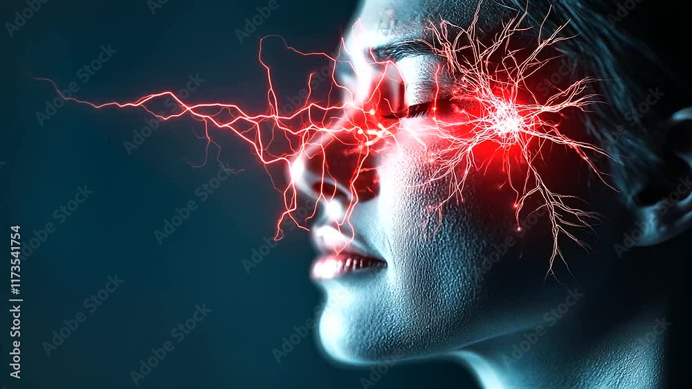 A combination of a realistic face rendering and a labeled trigeminal ...