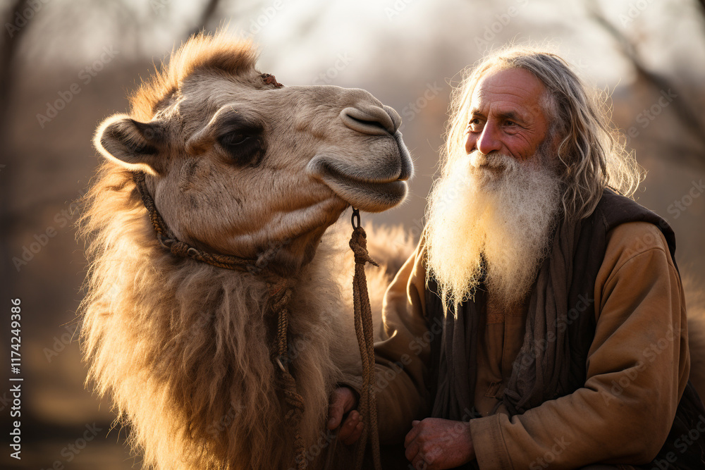 Poster profound connection shared between a regal camel and its devoted ...