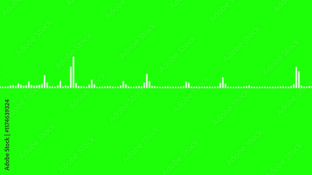 audio visualizer polar effect, Audio spectrum green screen, Audio ...