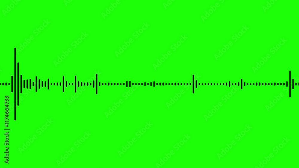 audio visualizer polar effect, Audio spectrum green screen, Audio ...