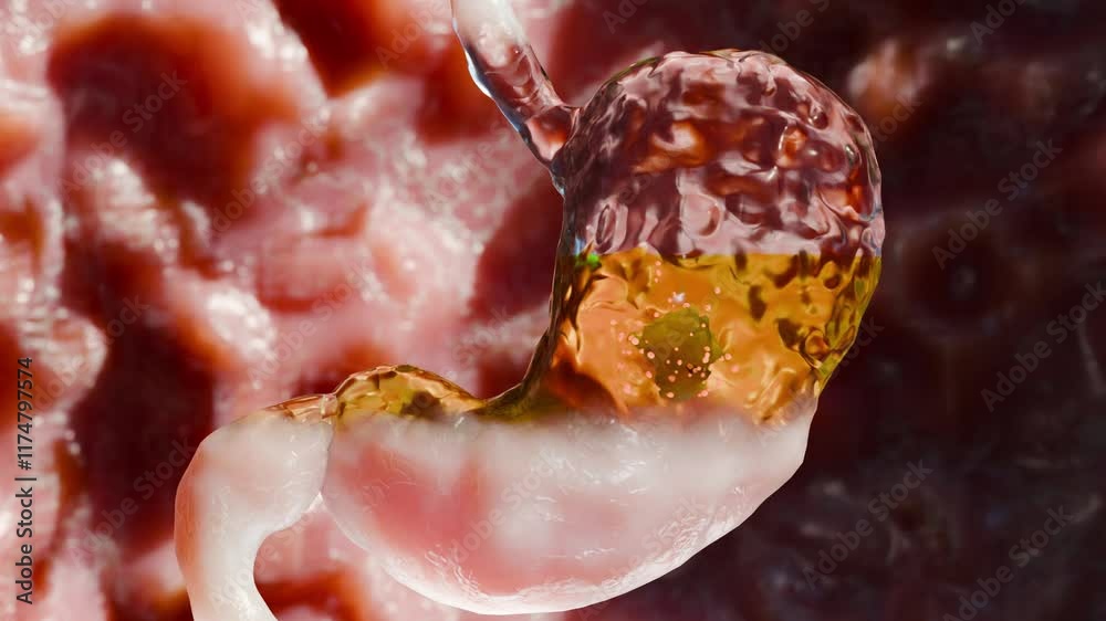 Human Stomach Anatomy Digestion, esophagus abdomen gastric with acid ...