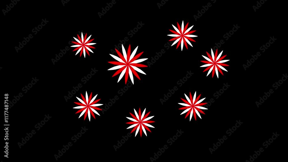 Star rotation animation on green screen,Neon star loading icon rotation ...