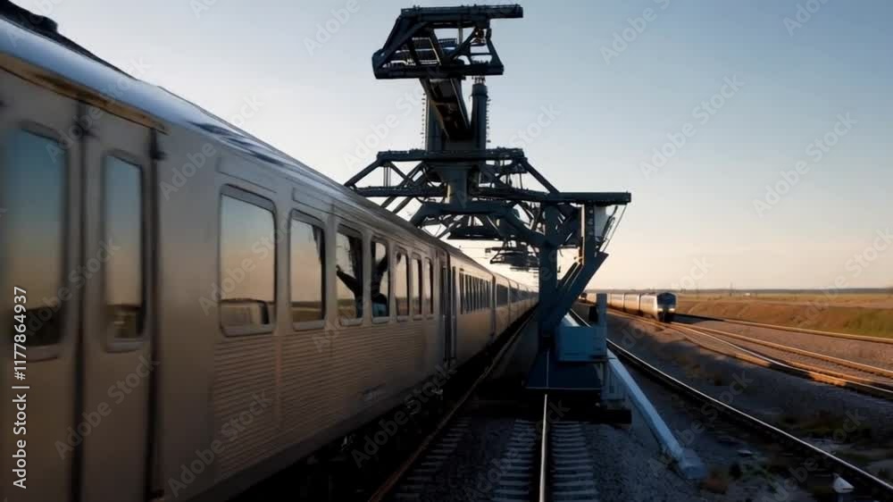 Efficient switchable rail system designed to seamlessly change train ...