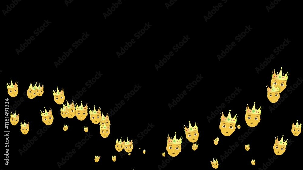 crown, emoji, animated, royal, king, queen, royalty, crown symbol ...