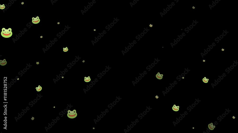 frog, emoji, animated, animal, cute, pond, jump, lily pad, nature ...