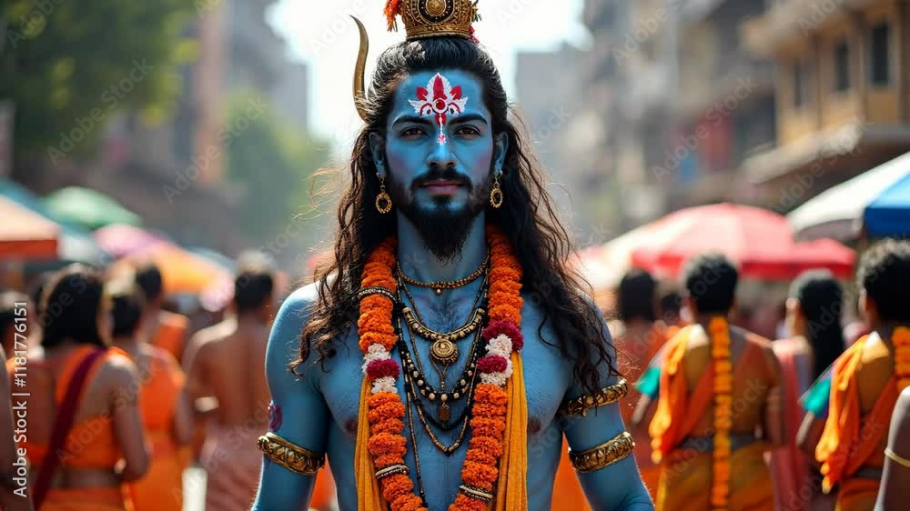 Celebration of Maha Shivaratri With Cultural Parade Featuring Male ...