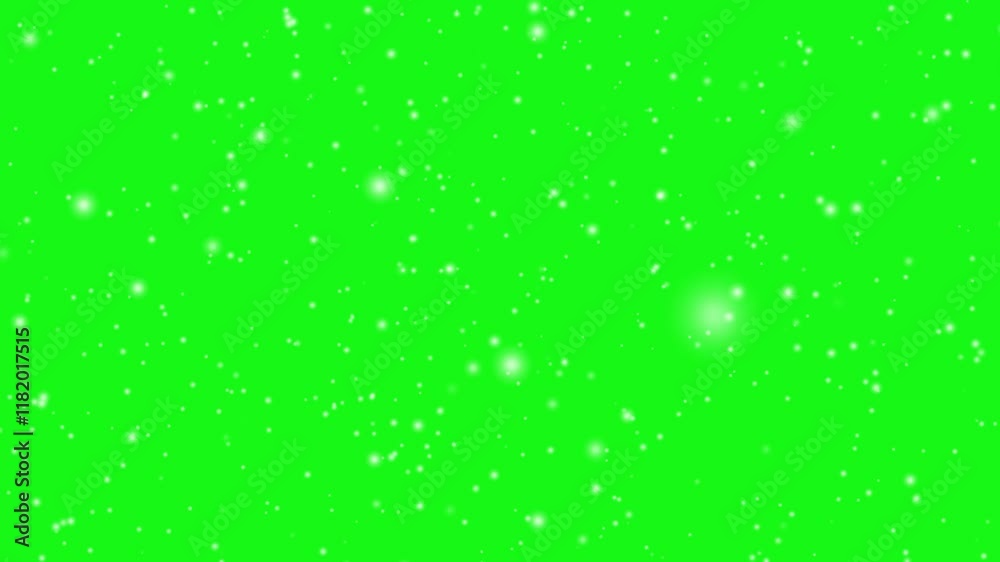 Snow falling animation, Animation of snow falling on green screen ...