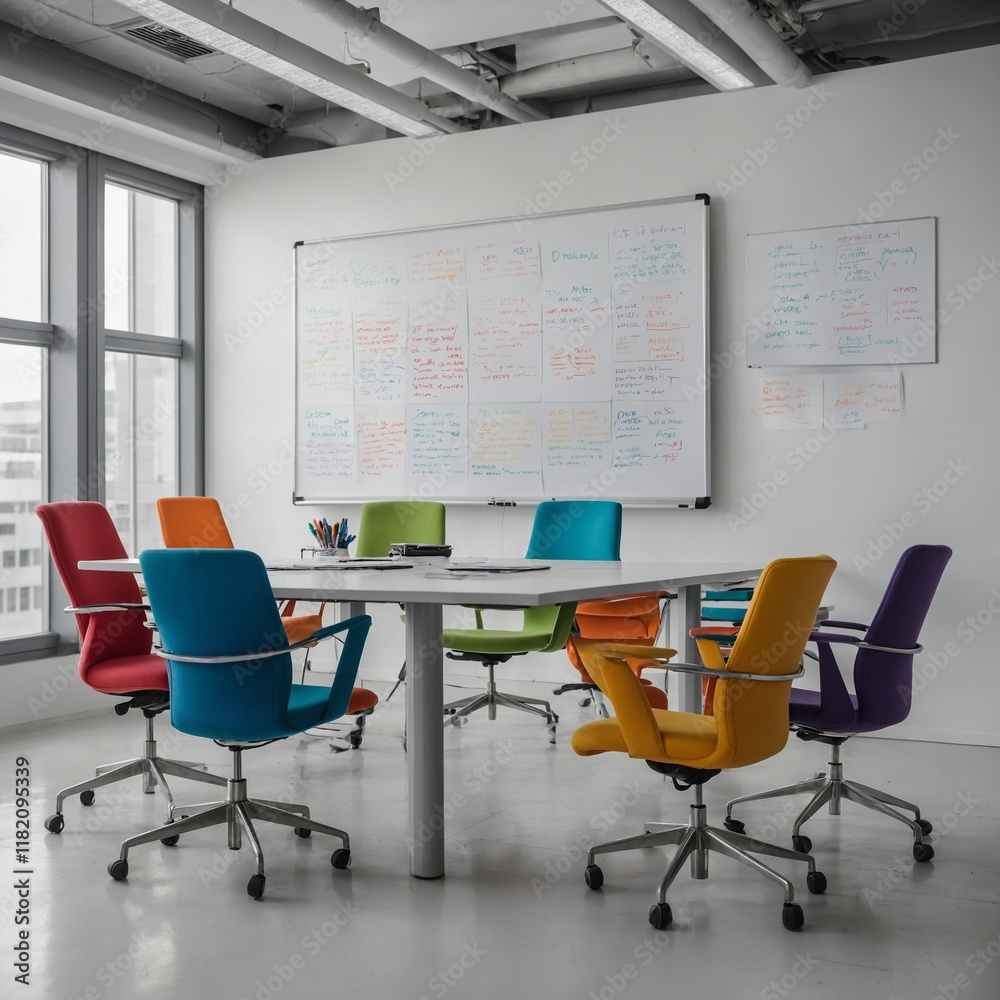 Photo & Art Print A whiteboard is a smooth, glossy surface commonly ...