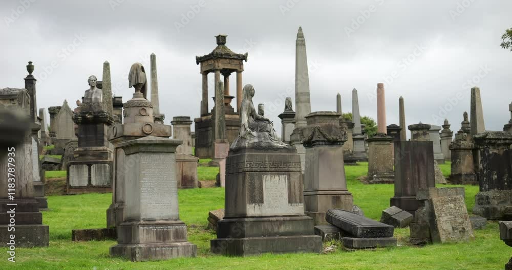 Glasgow Necropolis, a Victorian cemetery offering stunning views and a ...
