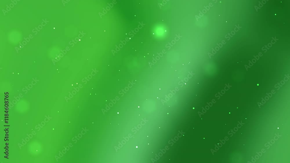 Vidéo Stock Green Gradient Background Animation with Soft Bokeh and ...