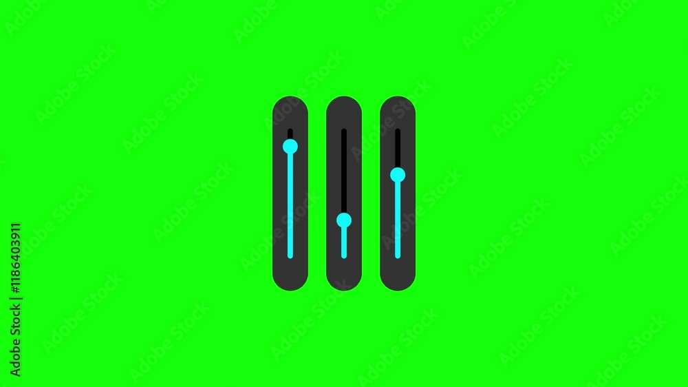 Animated Volume Icon for Sound Level and Audio Control. Tools Dark Mode ...