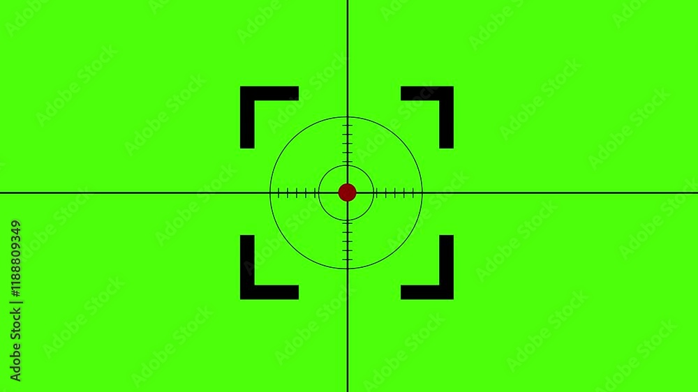 Shooting Target of Sniper score Sight crosshair Square Gun view. Focus ...
