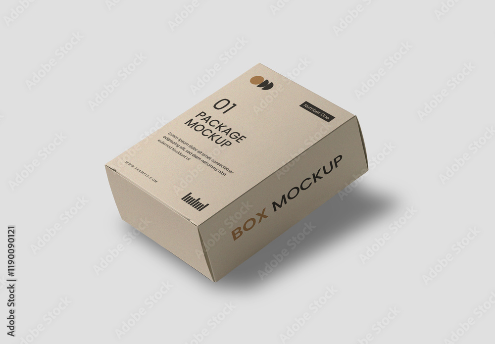 Box Packaging Mockup Design Stock Template | Adobe Stock