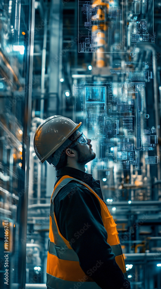 Fotografie, Obraz AI-driven system for identifying safety risks in ...