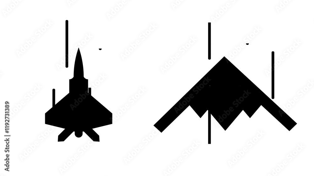 2 fighter jets fly in formation. Military, aviation, action projects ...