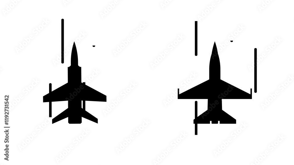 2 fighter jets fly in formation. Military, aviation, action projects ...