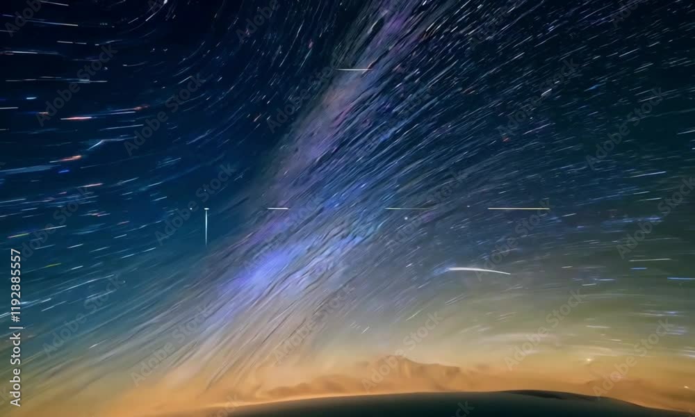 A fast FPV view of a lunar crater still glowing from a recent meteor ...