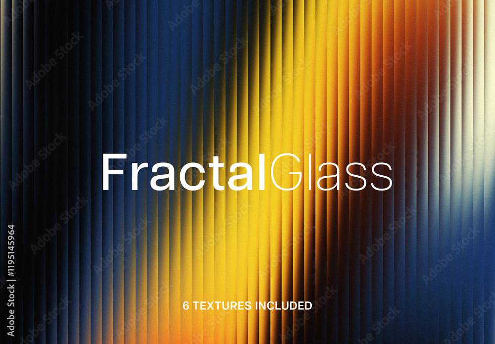 Gradient Fractal Glass Gradients Stock Template | Adobe Stock