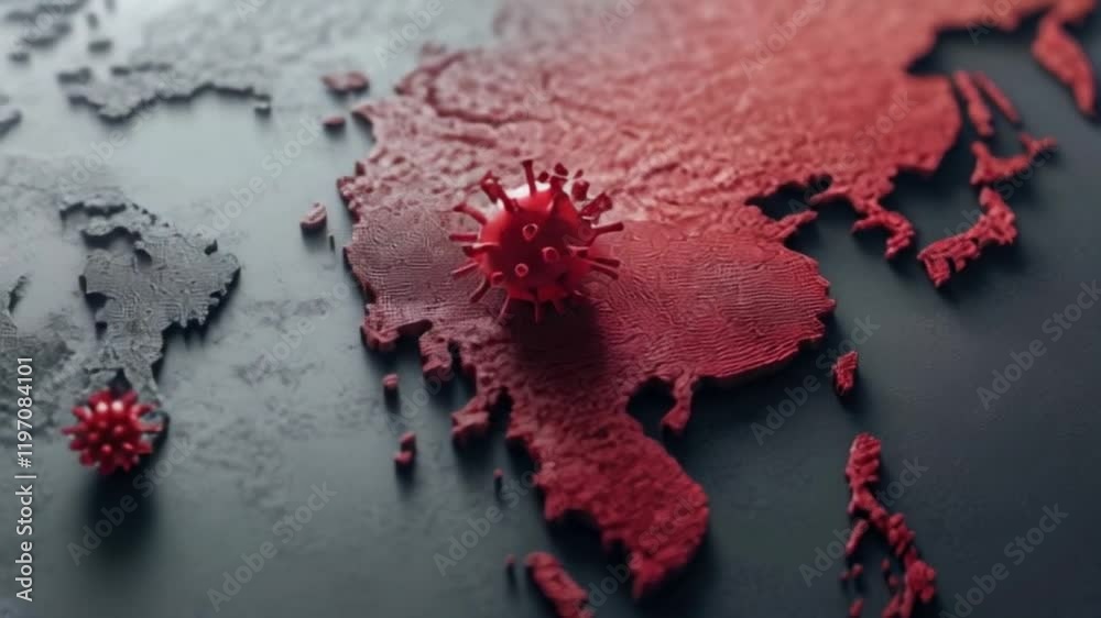 The focus is on hMPV, a virus affecting human health in China. Experts ...