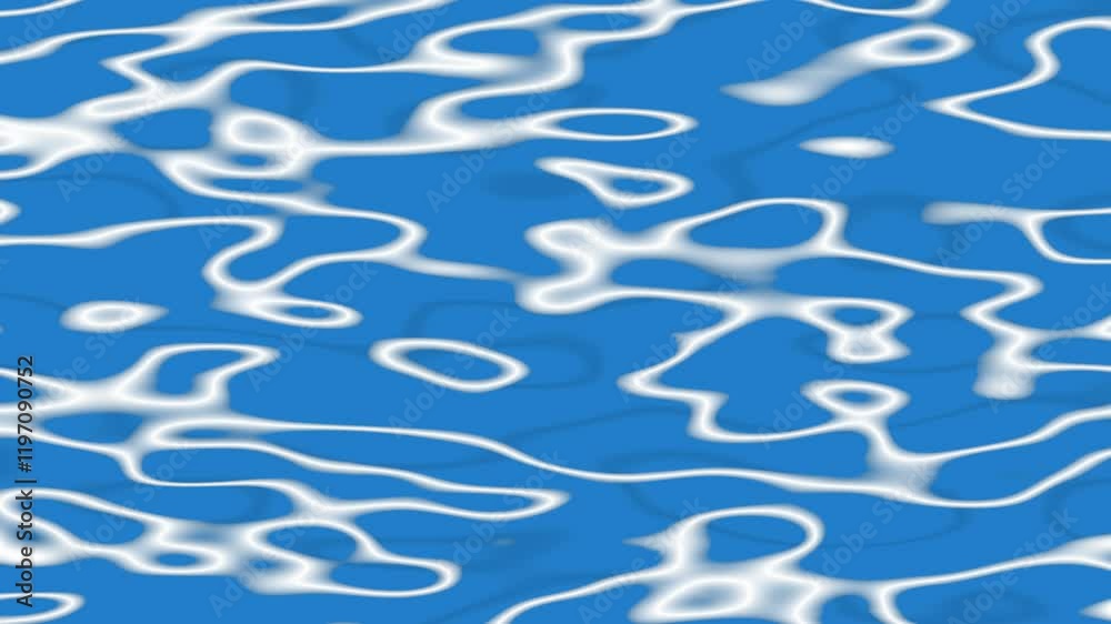 Ocean Wave Background. Sea water with texture, graphic animated. 4k Sea ...