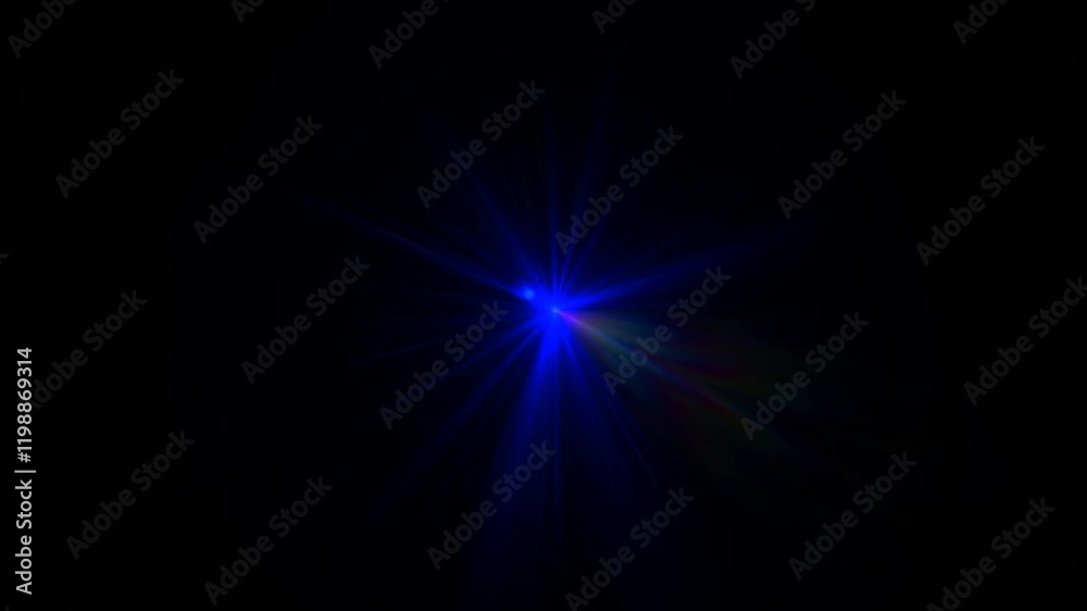 Optical lens flare effect. 4K resolution. Very high quality and ...