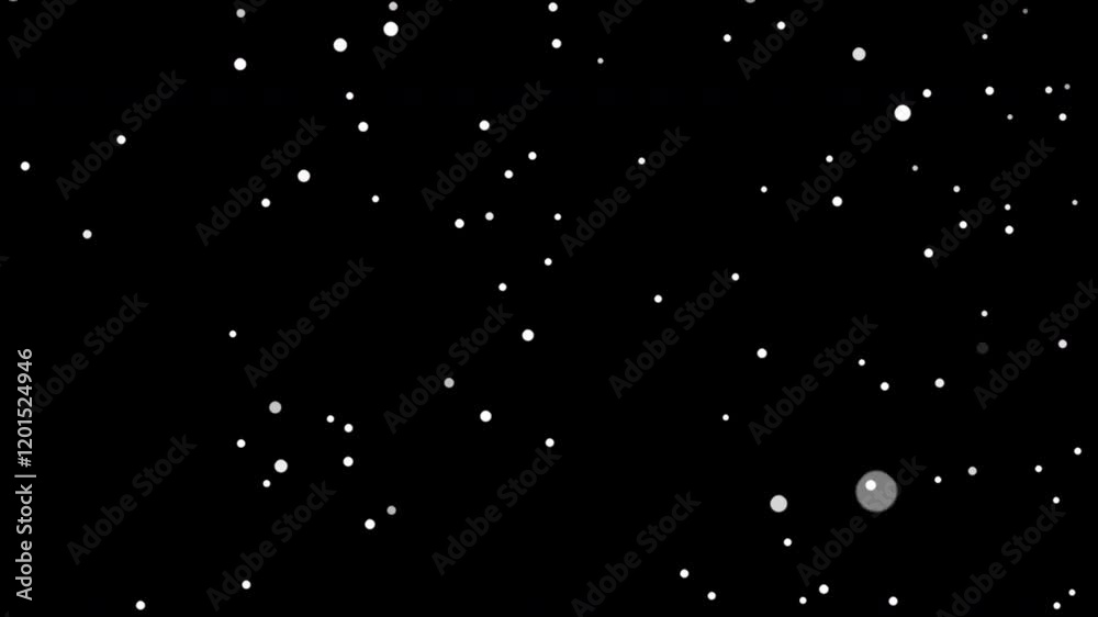 Falling snow flakes animation. White snowflakes flying in the air. Snow flakes. Snow background ...