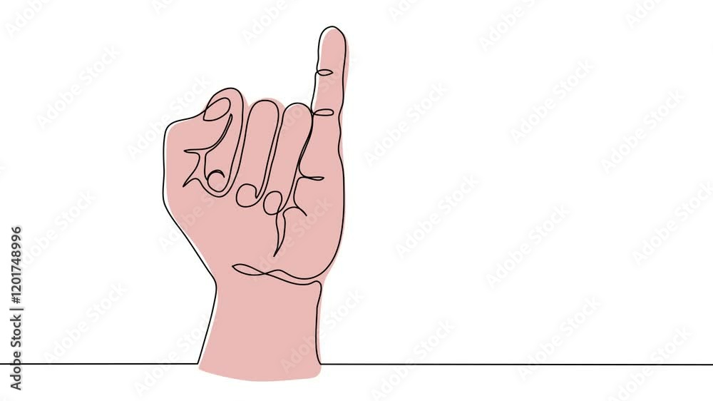 Little finger up sign. Hand gesture with pinky meaning i swear or ...