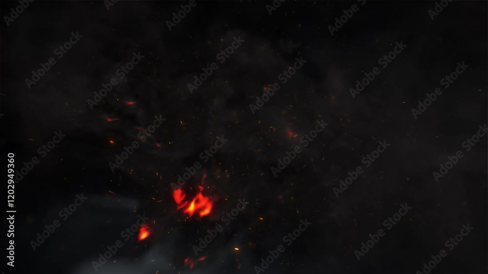 Fire for logo intro, Flame opening animation. fire effect animation ...