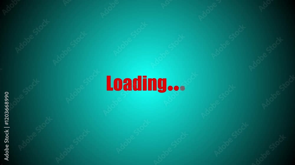 red loading animation. Loading bar and percentage Futuristic progress ...