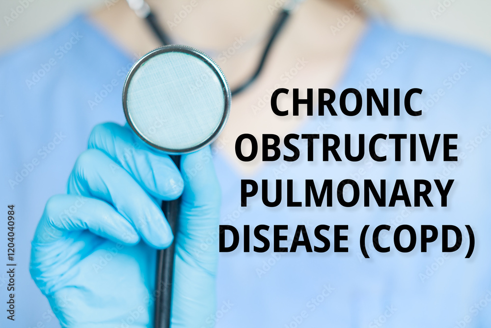 Poster Chronic obstructive pulmonary disease (COPD) title text ...