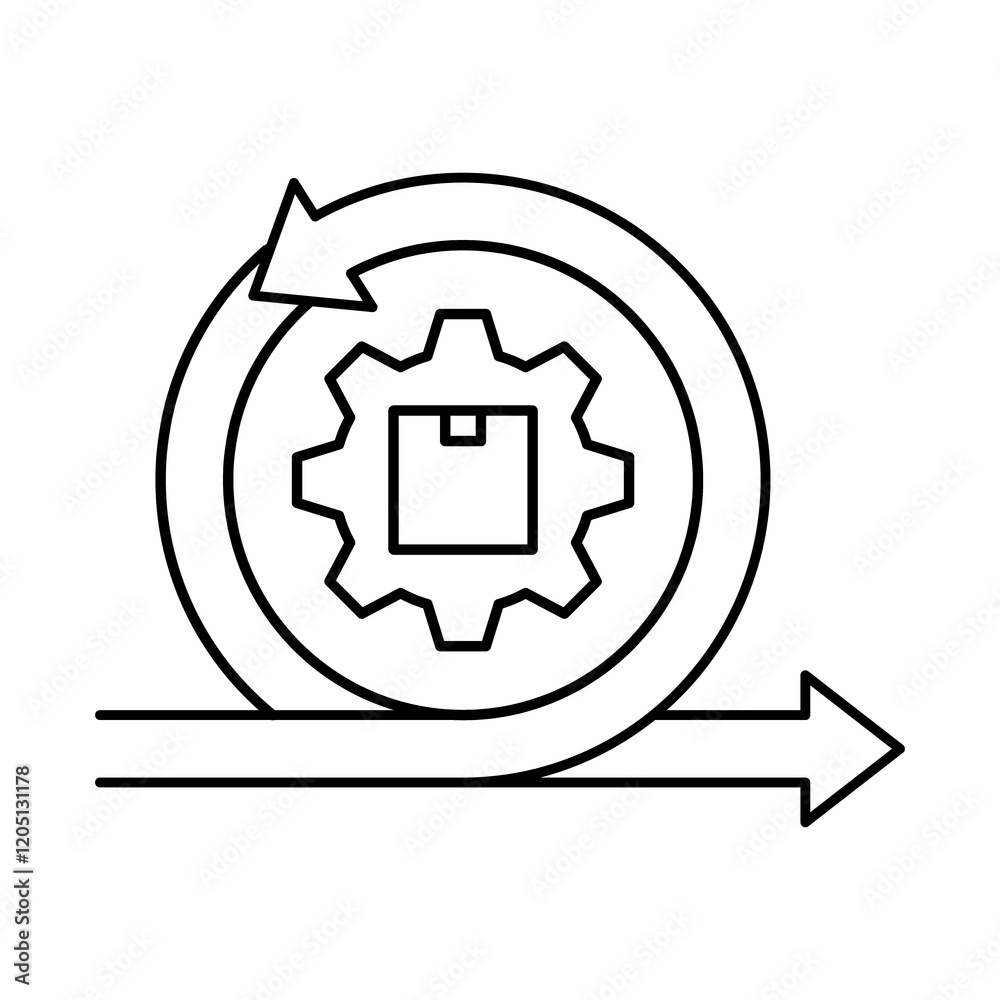 Poster Incremental Delivery – Circular Arrow Representing Stepwise ...