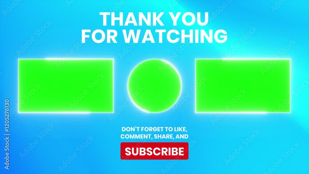 Vídeo do Stock: Dynamic end screen animation with Thank You For ...