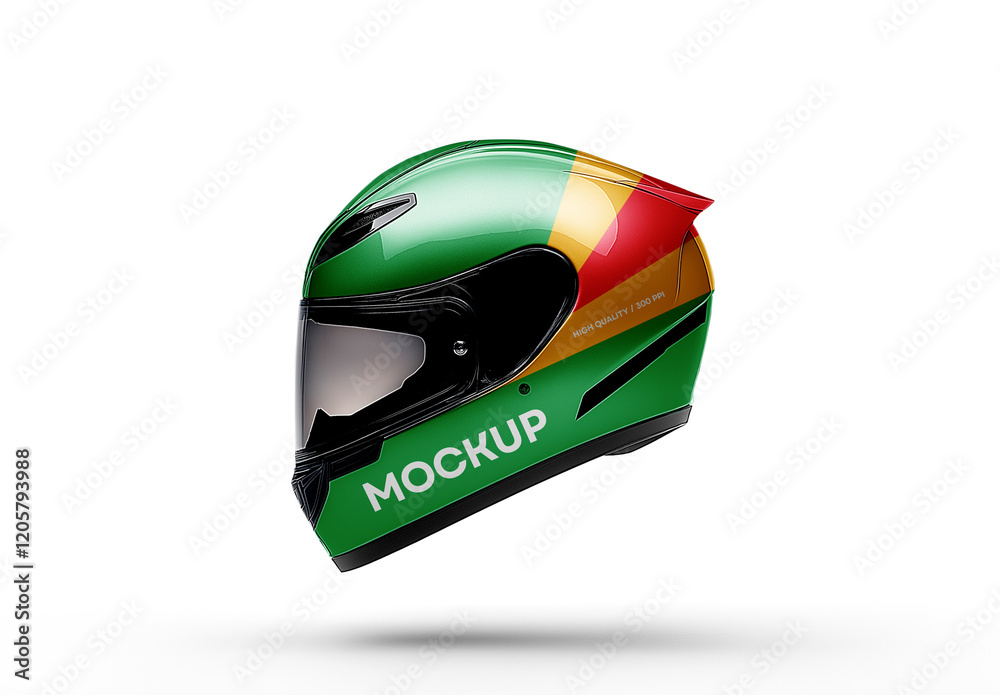 Motorcycle Helmet Mockup: Perfect for Motorbike Branding, Racing, and ...