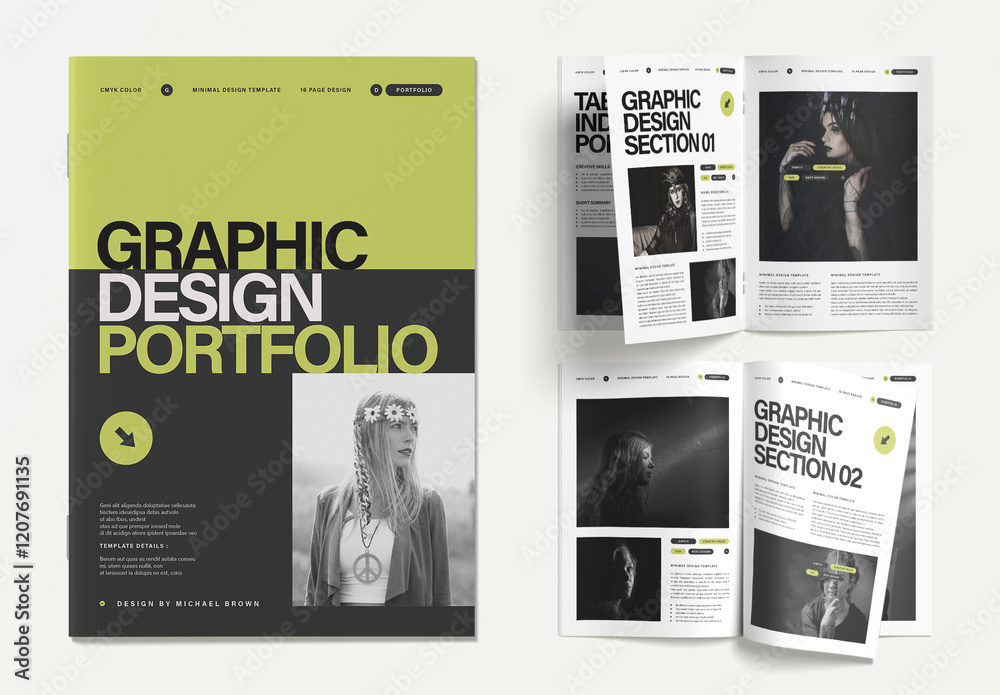 Portfolio Layout Stock Template | Adobe Stock