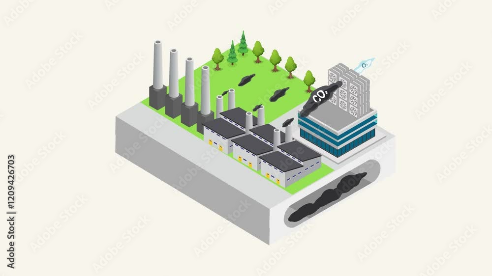 Industrial Emission Control Concept with Carbon Capture and Green ...