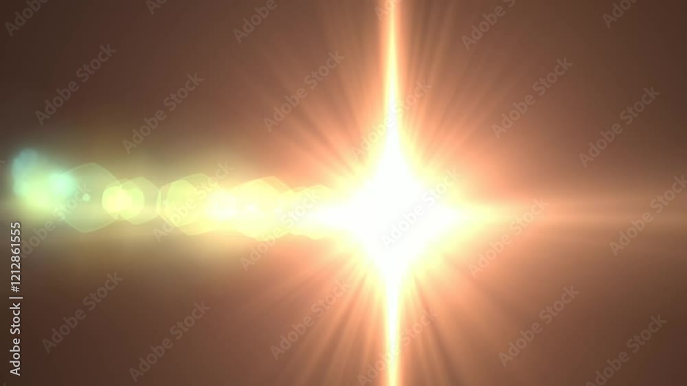 Lens Flare 4K Abstract Background, Light Leak, Transition light leaks ...
