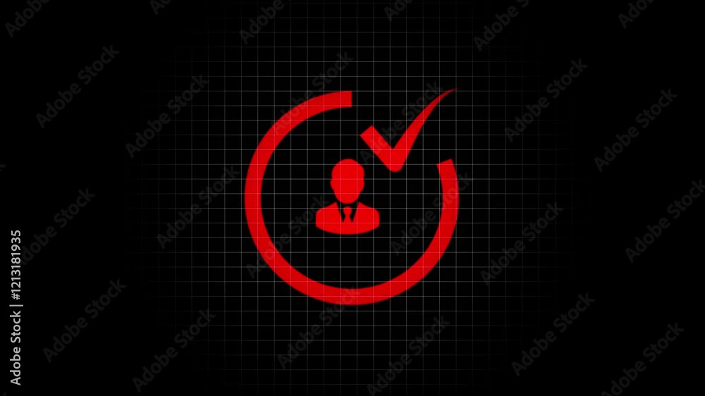 Check mark icon animation. Simple Check mark icon, positive tick symbol ...