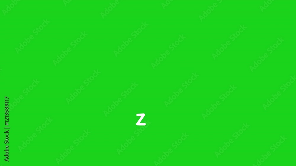 Sleep ZZZ Animation Icon. Sleeping ZZZ Symbol Animation Chroma Key ...