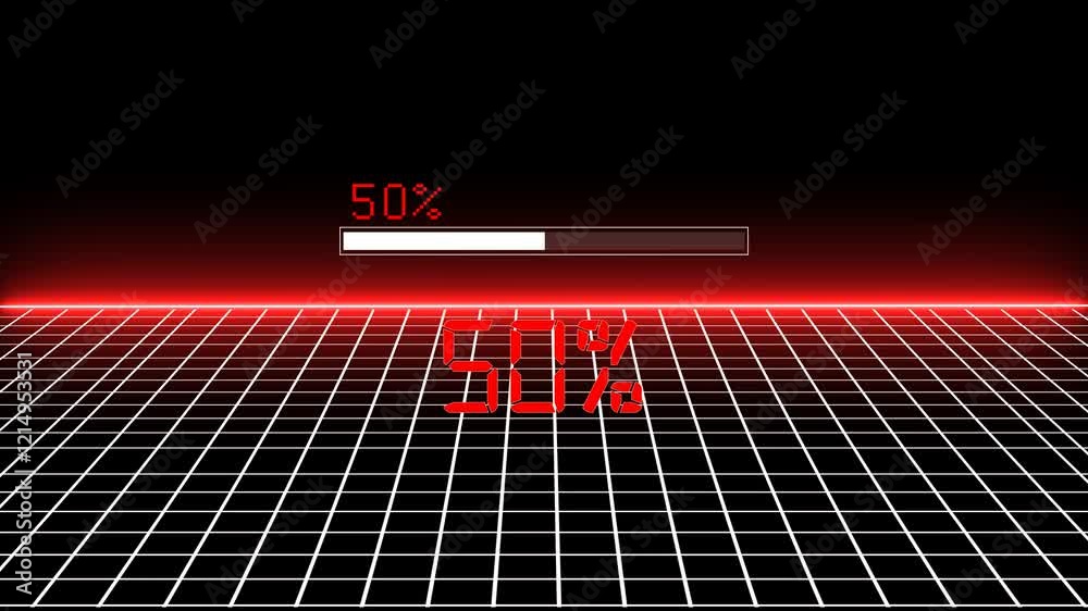 Loading bar and loading, loading icon animation . Uploading files ...