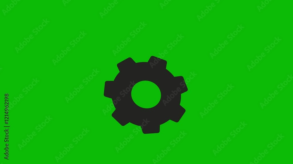 Motion Graphics 2D animation of black silhouette style social media ...