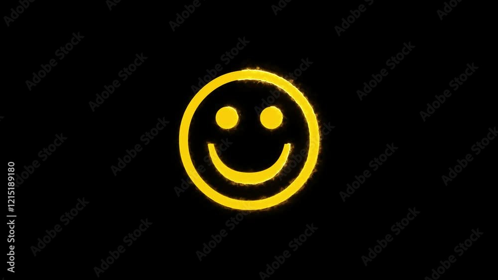 Smiley emoticon icon symbol stamp and hand stamping impact isolated ...