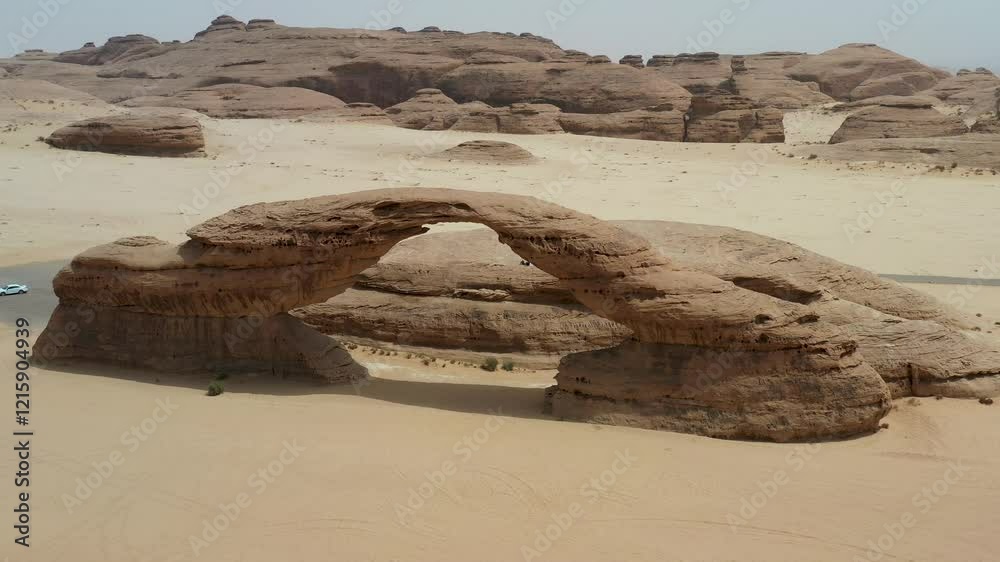 "Arch Rock, Al Ula" This video highlights Al Ula’s iconic Arch Rock ...