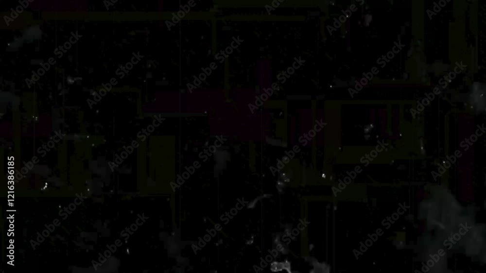 Vidéo Stock Abstract VHS Retro And Vintage Overlays Animation. Old TV ...