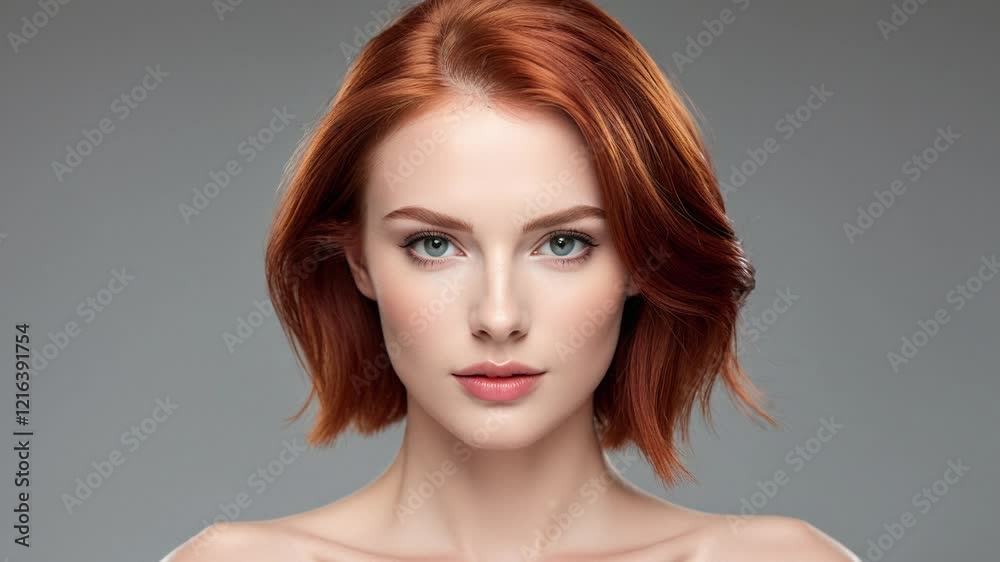 3 transitions for age comparison concept. Same face portrait young and ...