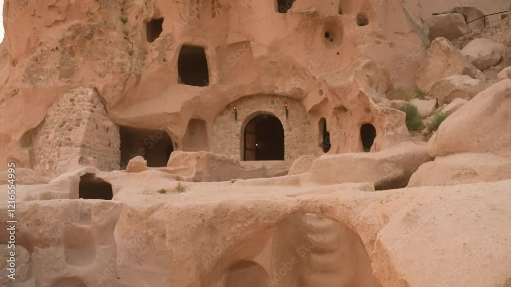 Captivating views of Uchisar Castle in Cappadocia, Turkey, reveal ...