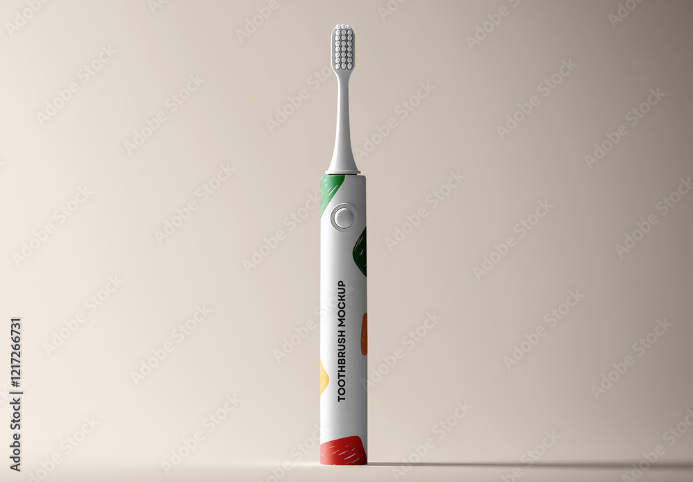 Electric Toothbrush Mockup – Realistic Product Display for Oral Care ...