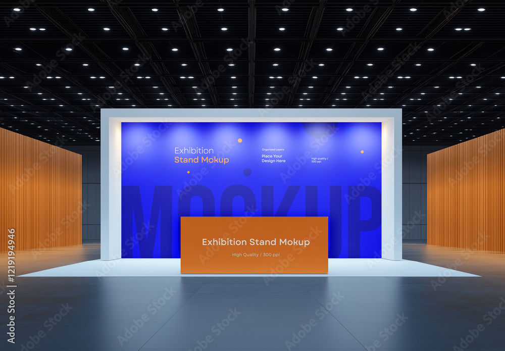 Modern Exhibition Booth Mockup: Perfect for Trade Shows, Branding, and ...