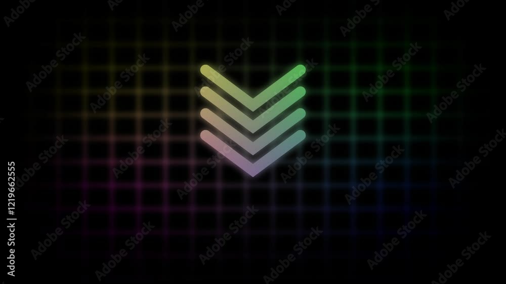 Right-directional arrow loop animation. Animated arrows for the overlay ...